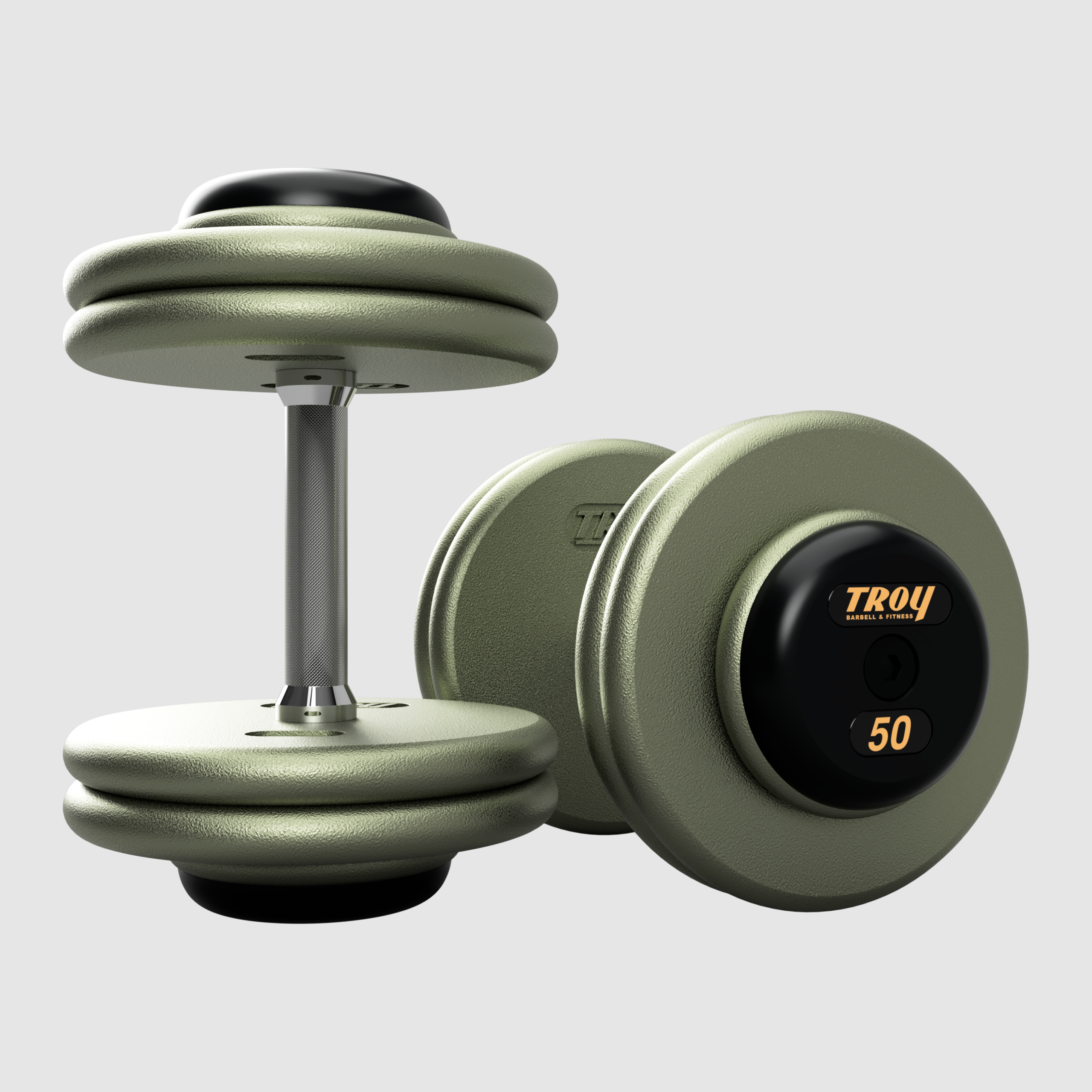 TROY Pro Style Dumbbells - HAMMERTONE – Troy Barbell & Fitness