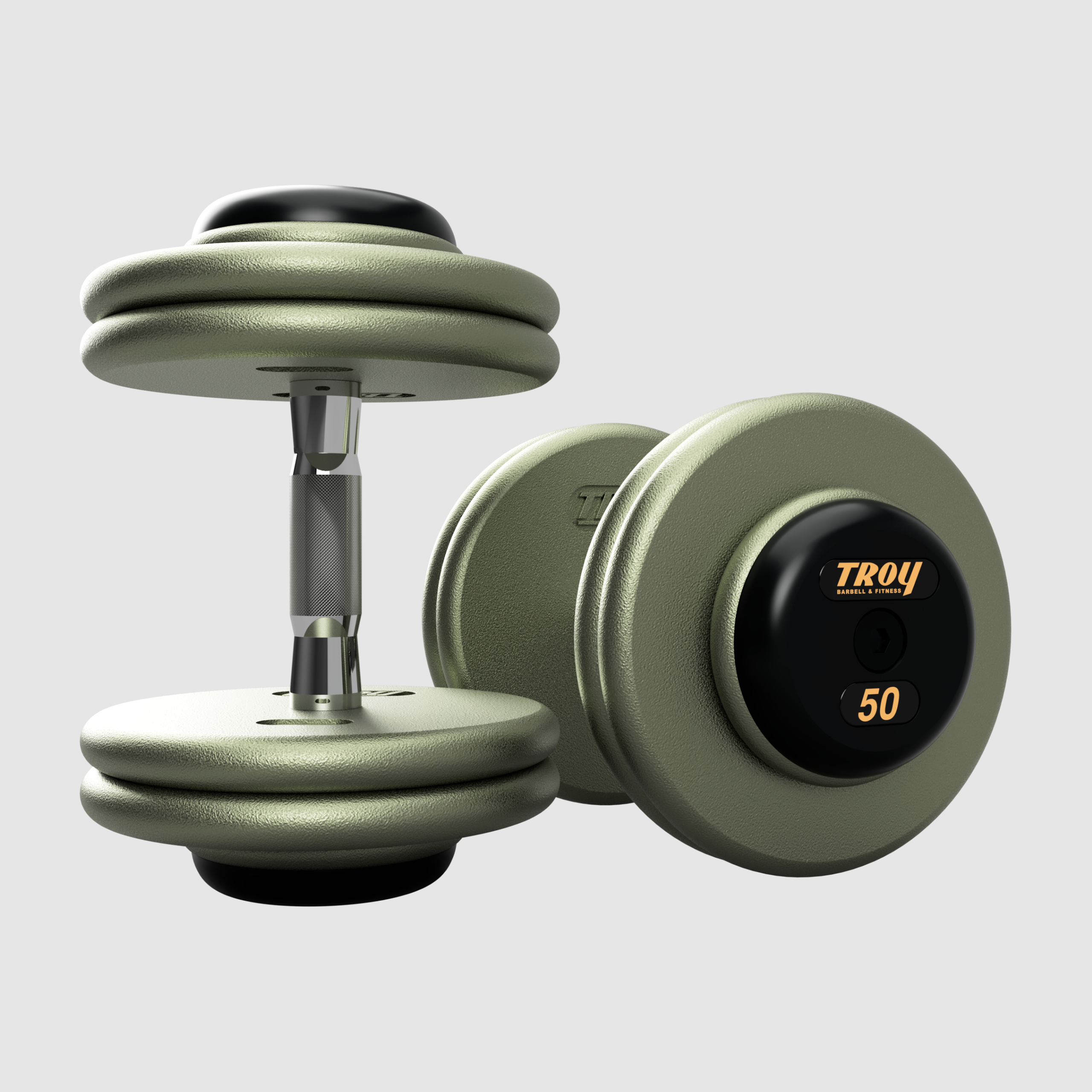 TROY Pro Style Dumbbells - HAMMERTONE – Troy Barbell & Fitness
