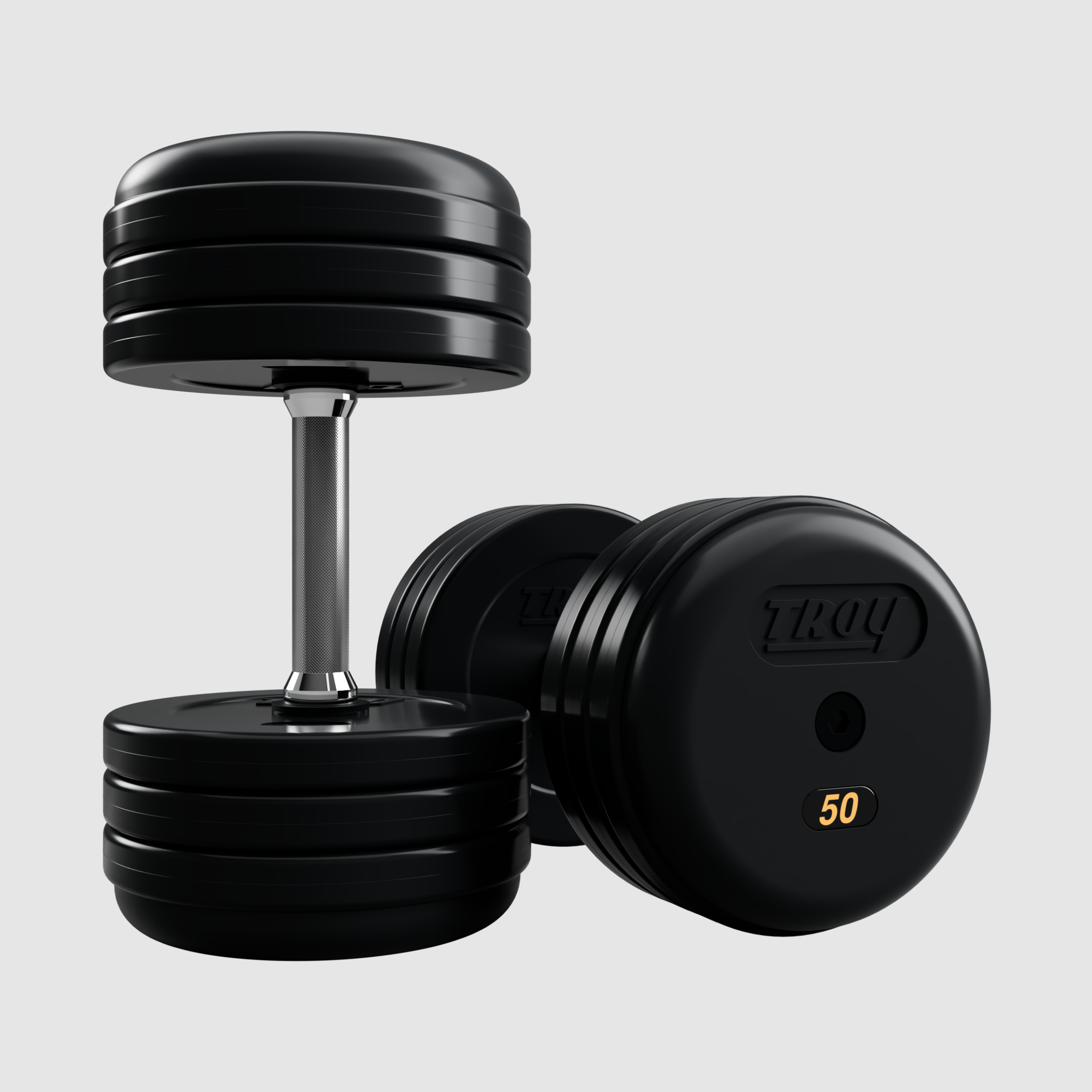 TROY Pro Style Dumbbells - Rubber Encased – Troy Barbell & Fitness