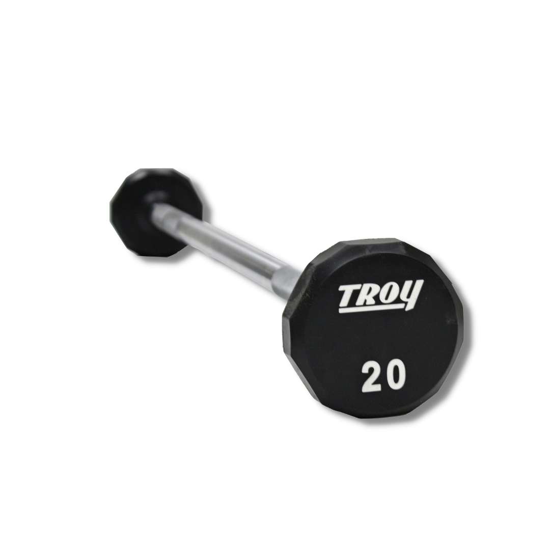 12 Sided Urethane Straight Barbell – Troy Barbell & Fitness